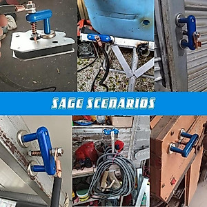 2023 Super Magnetic Welding Support Clip - 【New Version】Magnetic Welding Clamps, Adjustable Welding Ground Clamp w/ Sturdy Suction Head, for Welder Copper Tail Ground Connector (Sigle Magnet)