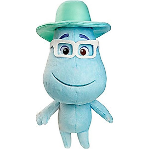 Mattel Disney Pixar Soul Joe Gardner Feature Plush Doll Collectible Approx 16-in Tall, Huggable Stuffed Character Toy with Movie-Authentic Look, Collectors Gift