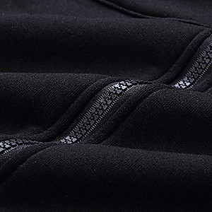 Zip Up Hoodies Women's Casual Long Tunic Sweatshirt Fall Winter Windproof Drawstring Hooded Jacket Outerwear with Pockets