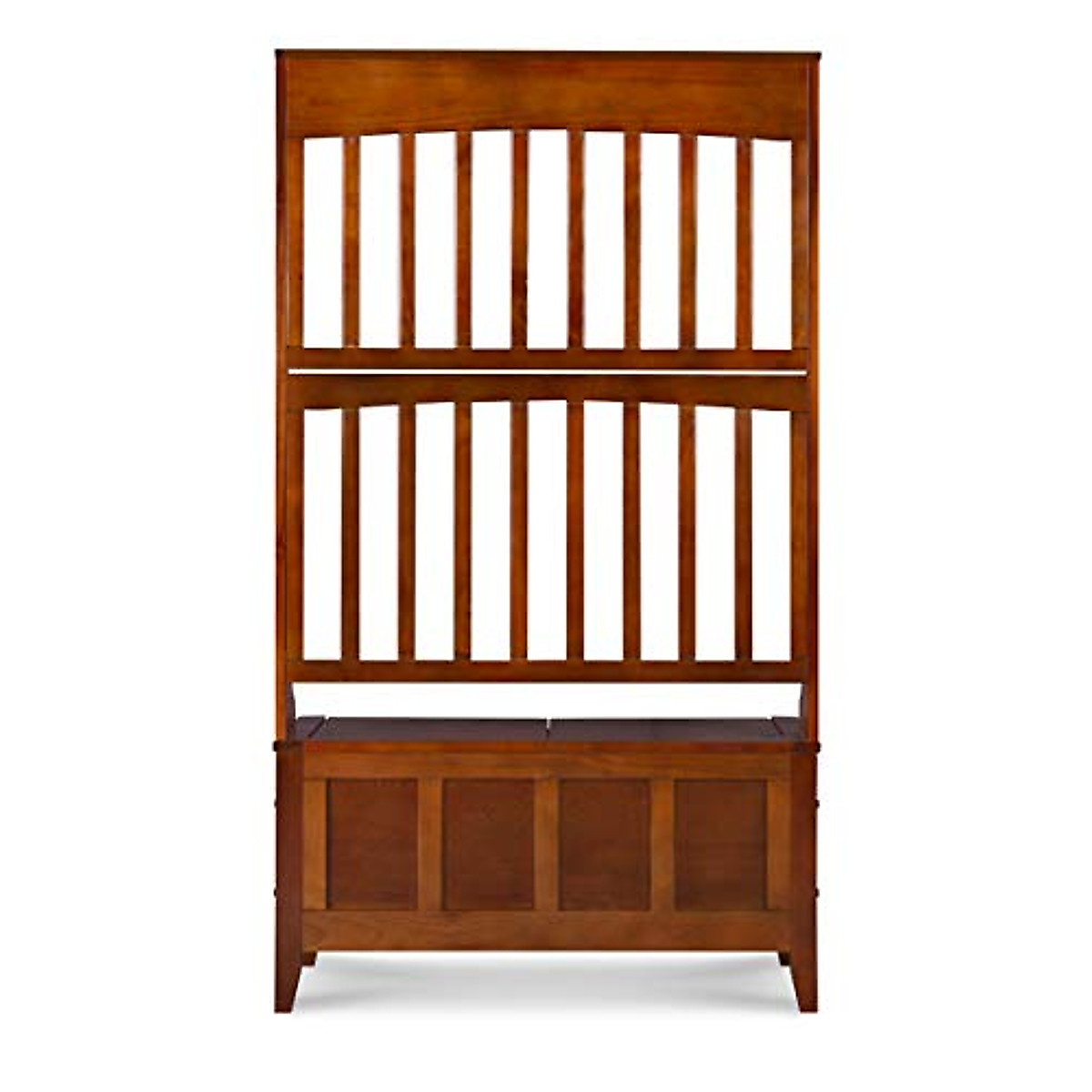 Linon Hall Tree with Storage Bench, 36"W x 18"D x 64"H, Walnut