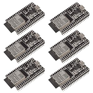 AITRIP 6pcs for ESP32-DevKitC core Board ESP32 Development Board ESP32-WROOM-32D (ESP32-WROOM-32D)