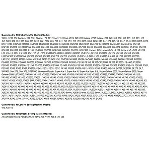 HONEYSEW 11pcs Snap On Presser Feet Set for Most of Standard Low Shank Sewing Machine Brother Singer Babylock.5011L-C