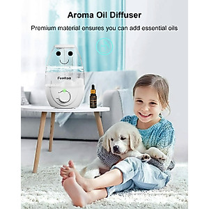 Feekaa Baby Humidifiers for Bedroom Nursery, Cool Mist Air Humidifier with Diffuser, Small Humidifier for Baby Nursery Plants & Home, BPA Free, Quiet, 24H