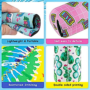 12 Pack Beer Can Coolers Sleeves Neoprene Drink Cooler Sleeves,for Standard 12 Ounce Cans Beer Coolers for Parties, Events or Gift (Classic collocation A)