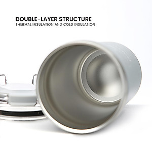 TANANA 14 Oz Stainless Steel Vacuum Insulated Tumbler with Lids [Travel Mug], No Leaking, Double Wall Water Coffee Cup for Home, Office, Outdoor Works Great for Ice Drinks and Hot Beverage