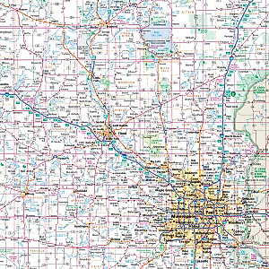 Rand McNally Easy to Read: Minnesota State Map