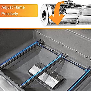 GRISUN 18 inch 69787 304 Stainless Steel Grill Burner for Weber Spirit 300 & Spirit II 300 Series - Spirit E310/320/310, S310 320 S330 Gas Grill with Front Control(2013 and Newer)