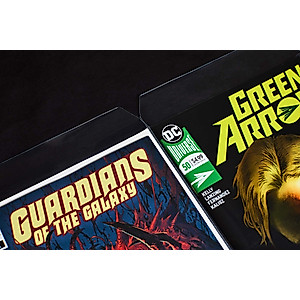 Big Fudge 50 Comic Book Bags and Boards - Protector Sleeves for Comics and Magazines - Archival Protection for 1990s to Current Comic Books - 7.25" x 10.5"