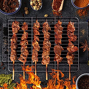 2 Pack Cooling Rack for Baking Stainless Steel, Heavy Duty Wire Rack Baking Rack, 11.7" x 9.4" Cooling Racks for Cooking, Fits Small Toaster Oven, Dishwasher Safe