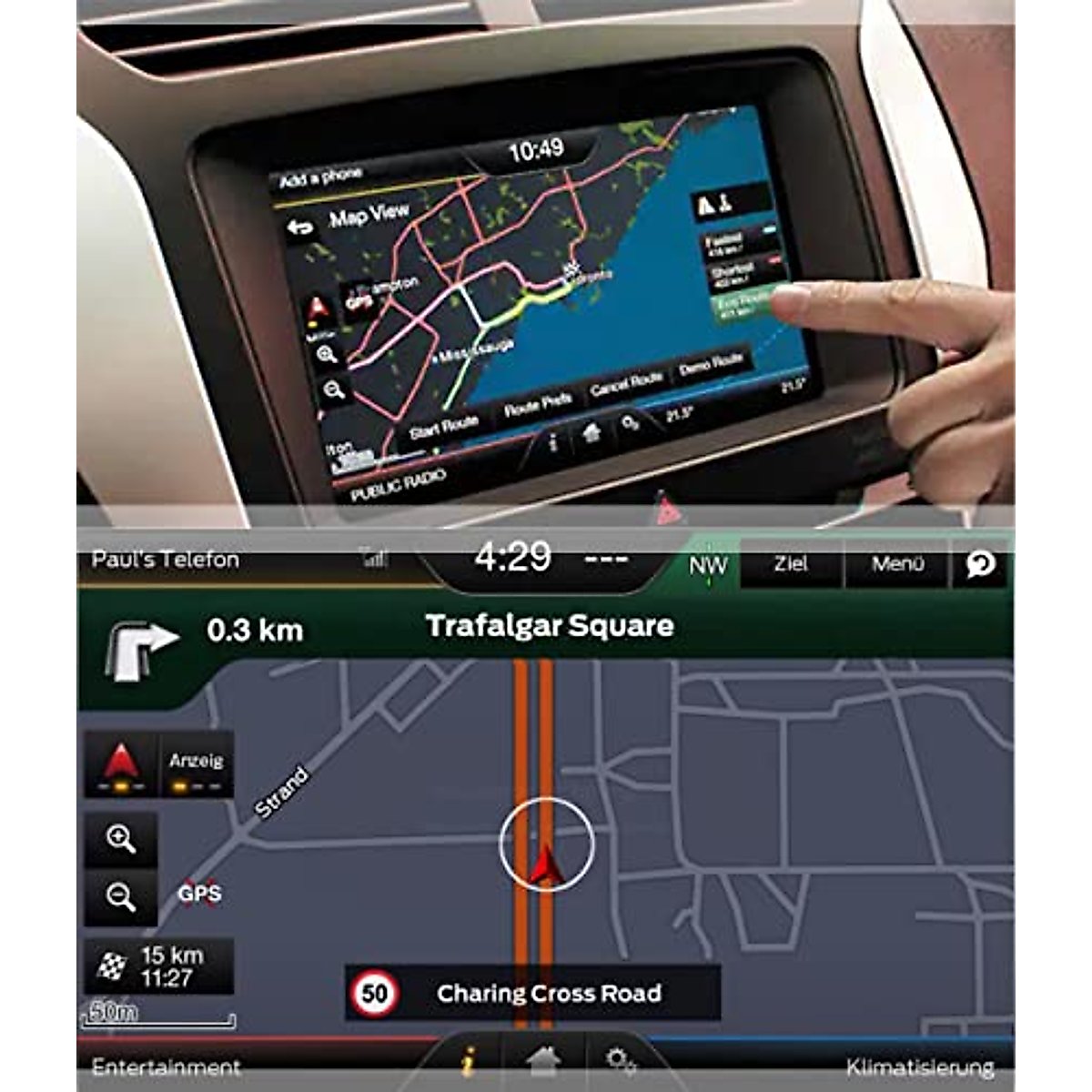 Latest A13 SD Navigation Map Card |GM5T-19H449-AG, Compatible with Ford/Lincoln SYNC2 Navigation System,Sync USA/Canada Maps