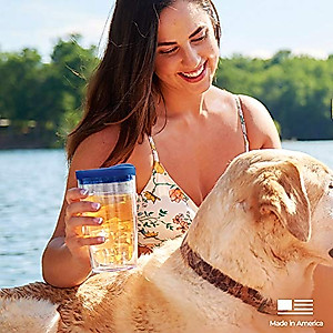 Tervis Made in USA Double Walled NHL Washington Capitals Insulated Tumbler Cup Keeps Drinks Cold & Hot, 16oz, Primary Logo