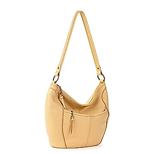 The Sak womens Iris Large Hobo Bag in Leather, Buttercup Ii, One Size US