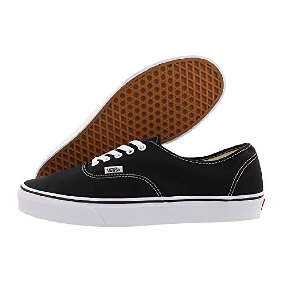 Vans Authentic, Black/Black, Size 6