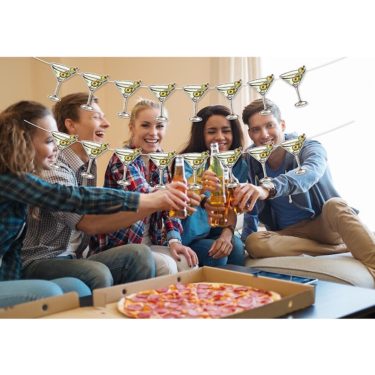 Martini Party Banner, A Tini Bit Older Martini Banner Garland, Dirty Martini Banner, Martini Birthday Party Decorations, Weenies and Tinis Martini Bachelorette Party Banner, JLQ Martini Bar Banner