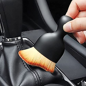 Aitiuchi 2PCS Zabernim Car Brush, Zabernim Car Interior Cleaning Tool, Soft Bristle Grooming Brush Dusting Tool
