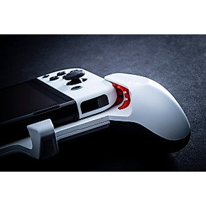 Satisfye – ZenGrip Pro Gen 3 OLED Slim Bundle, Accessories Compatible with Nintendo Switch - The Bundle includes: White Grip, Slim Case (WHITE)