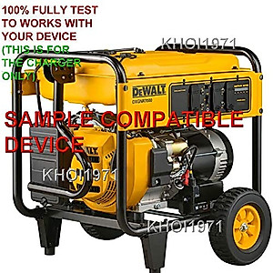 KHOI1971 WALL charger AC adapter COMPATIBLE with DEWALT DXGNR7000 power generator 7000 WATT 12V-VOLT BATTERY