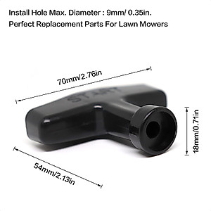 ALEOED 2 Pieces Recoil Handle Pull Starter for Honda GX120 GX160 GX200 GX240 GX270 GX340 GX390 Lawnmower Part Replacement