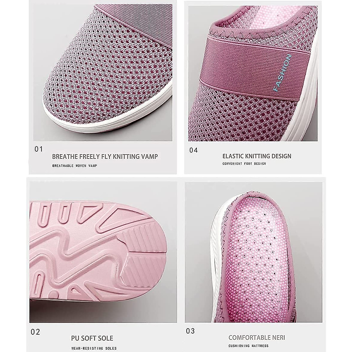 Kapley Azfleek Shoes, Azfleek Women Comfortable Air Cushion Slip-On Orthopedic Walking Sandals (Dark Blue, Adult, Women, Numeric_8, Numeric, us_Footwear_Size_System, Medium)