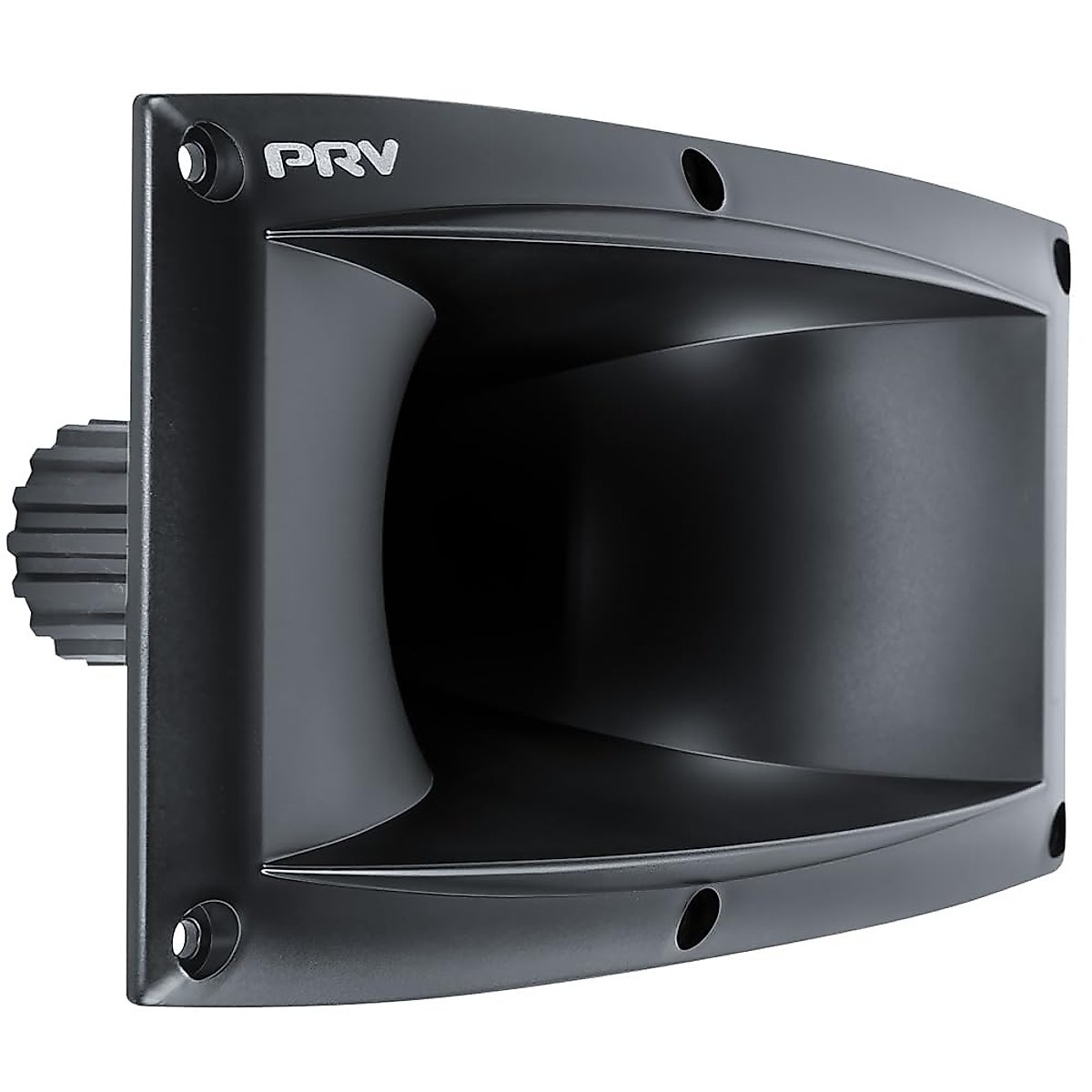 PRV AUDIO WG23-25 1 Inch Exit Waveguide for Wide Horizontal Dispersion - Black Color - 100° x 40° Nominal Coverage (Single)