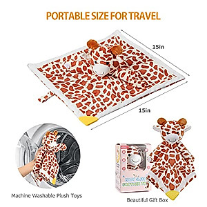 BEREST Baby Sound Sleep Soother Giraffe- White Noise and Lullaby Infant Sleeping Aid with Cry Sensor at Nap Time Routine,Awesome Baby Gift Portable Plush Toddler Snuggle Toy