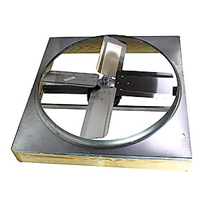 Cool Attic CX24DDWT Direct Drive 2-Speed Whole House Attic Fan with Shutter, 24 Inch