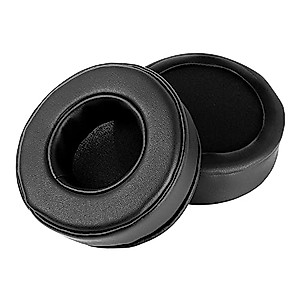 TaiZiChangQin Ear Pads Cushion Memory Foam Replacement Compatible with Pioneer HDJ-X5 HDJ-X7 DJ HDJ-X10 Headphone ( Protein Leather Earpads )
