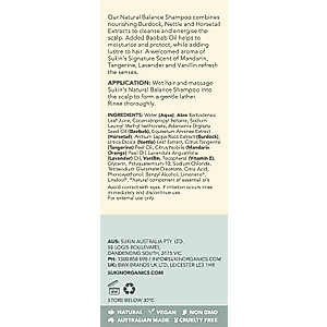 Sukin Haircare Natural Balance Shampoo, 33.82 Ounce