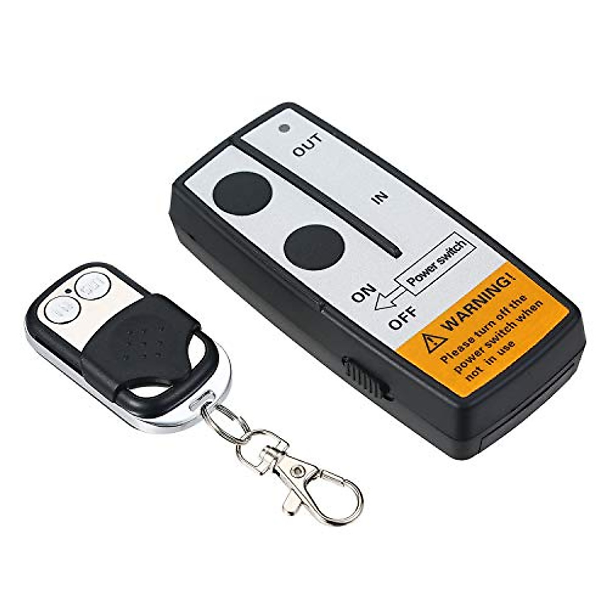 Qook Wireless Winch Remote Control Kit for Car Truck Jeep ATV SUV 12V Switch Handset 50Ft