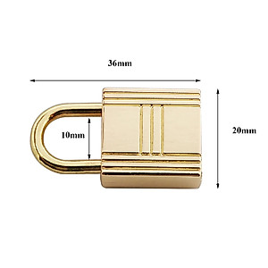 heyous 4pcs Zinc Alloy Archaize Padlocks Key Lock with Key for Wooden Boxes Jewelry Box Storage Box Lockable Diary Book, Gold