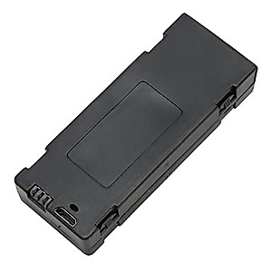 TOUISEDGI RC Drone Battery, Lightweight Professional 3.7V 1800Mah Remote Control UAV Battery for E88 E88MAX E525 E99 K3 RC UAV(Black)