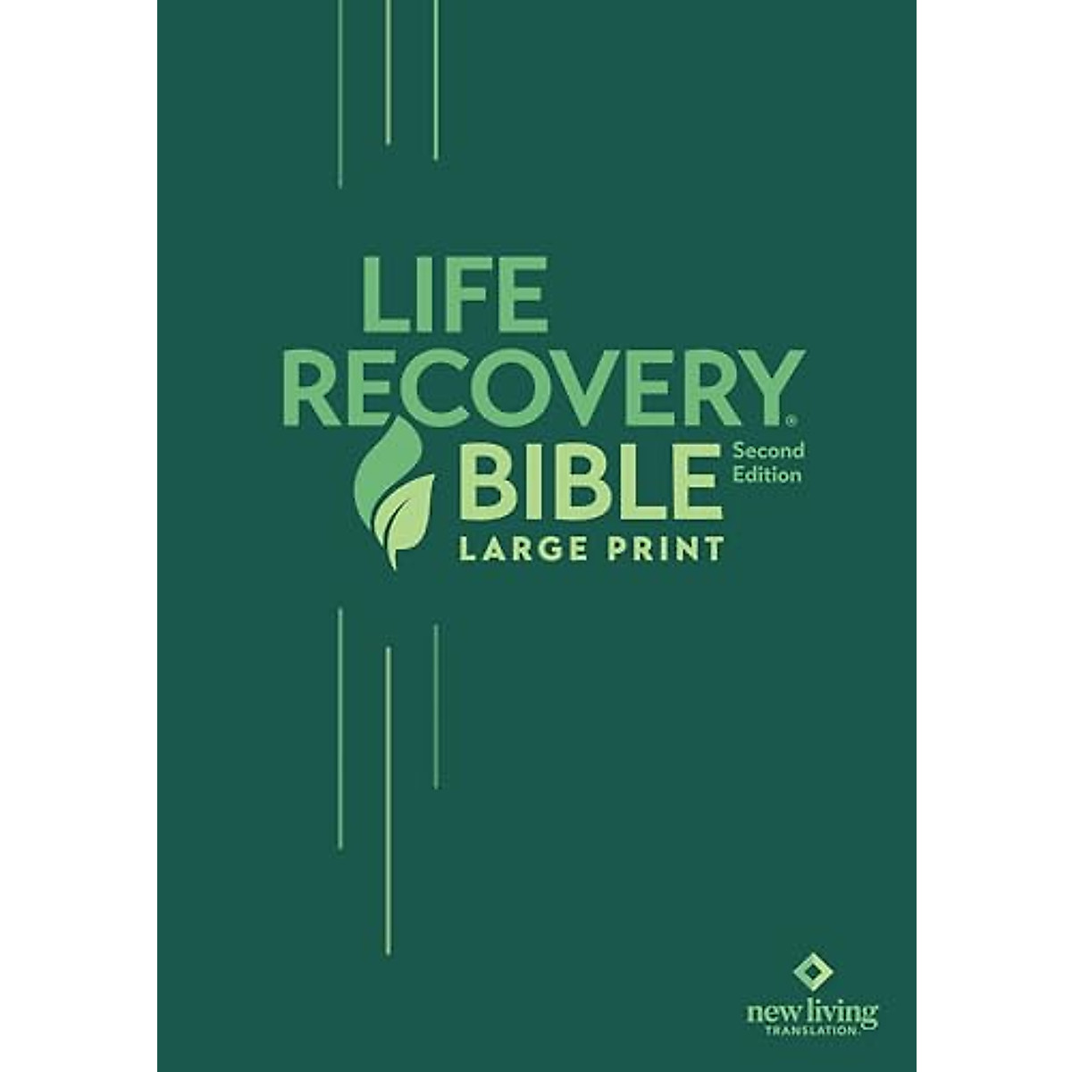 Tyndale NLT Life Recovery Bible (Large Print, Softcover) 2nd Edition - Addiction Bible Tied to 12 Steps of Recovery for Help with Drugs, Alcohol, Personal Struggles - With Meeting Guide