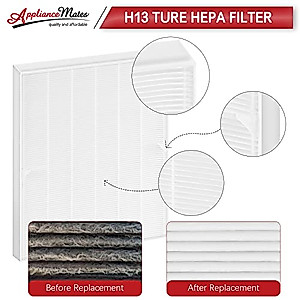 115115 HEPA Replacement Filter A Size 21 - Compatible with Winix Plasmawave C535 5300 5300-2 6300 6300-2 P300 Air Purifier(Pack of 3)