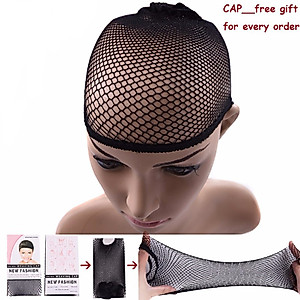 AneShe Wigs 28" Long Wavy Hair Heat Resistant Cosplay Wig for Women (Black)