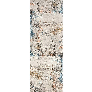 Loloi II Alchemy Collection ALC-03 Ivory/Multi, Contemporary 7'-11" x 10'-6" Area Rug