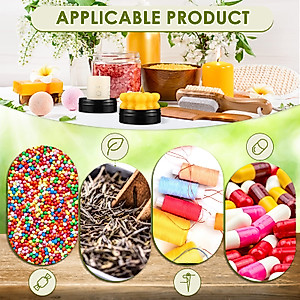 100 Pack Metal Tins 4 oz Aluminum Containers Screw Top Round Tin Cans with Lids for Cosmetic Lip Balm DIY Salves Candles Wax (Black)