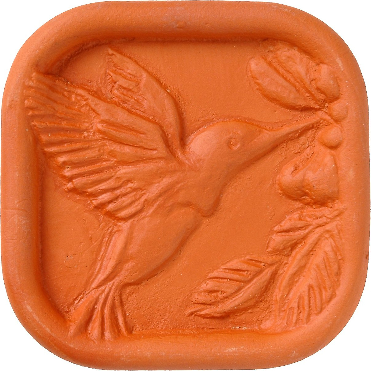 JBK Pottery Brown Sugar Savers - Set of 6 - Hummingbird, Maple Leaf, Sun, Owl, Bear, and Daisy Designs