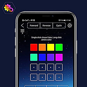 RWALOMOP LED Exit Sign with Emergency Lights, Two LED Adjustable Head Emergency Exit Lights, Hexagon Led Light for Bedroom/Gaming Room RGB Decor,led Wall Decor/Lighting Hexagon