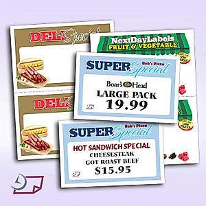 NextDayLabels - Letter Size White Perforated Blank Post Card Cardstock, 75lb Cover (203 gsm) 2 per Page, Cards Measure 8.5" X 5.5", Inkjet/Laser Compatible - 50 Sheets / 100 Cards
