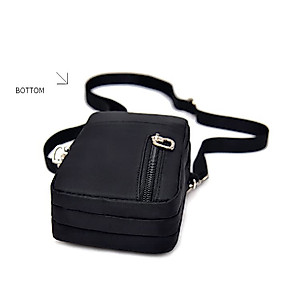 Women Cell Phone Crossboy Purse Small Shoulder Bag Wallet Pouch for Samsung Galaxy A33 A53 A03s A52s Z Fold 4 S22 Ultra S21 FE S20 FE S10 Google Pixel 6a 6 5 4a 5G OnePlus Nord N20 5G (Black)