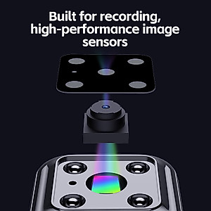 VBESTLIFE WiFi HD 1080P Back Clip Sports Camera, USB2.0 Interface One Button Operation with Suction Cup 16GB Storage Wearable Camera for Cycling