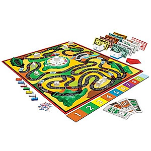 The Game Of Life With 1960 Artwork & Gameplay, Winning Moves Games USA, Classic Game: Original 1960's Version, Spinner, Mountains, Insurance, Career Options, Marriage, etc. 2-6 Players Age 10+