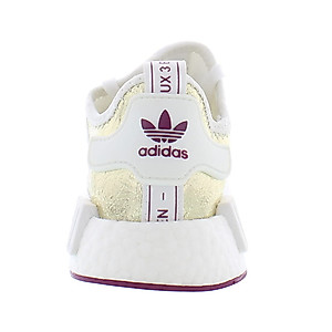 adidas Originals NMD R1 Womens Shoes Size 8, Color: White/Berry/Gold