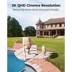 REOLINK Argus 3 Pro, 4MP Wireless Security Camera Outdoor with Solar Panel, 2.4/5GHz Cameras for Home Security with 2K Color Night Vision, No Hub Needed, Smart Detection, Works with Alexa(2 Pack)