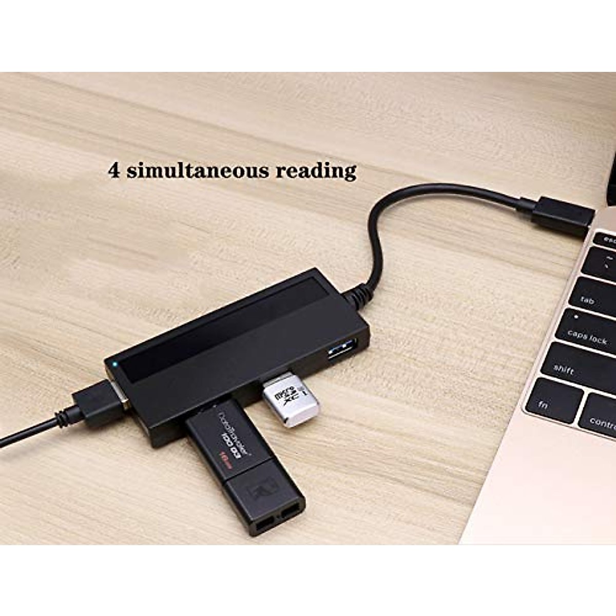 XUNMAIFHB Portable Docking Station,Type-c to USB 3.0 hub hub Computer Hard Drive Adapter Cable Splitter Docking Station Fast Transmission