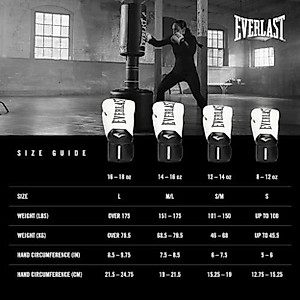 Everlast Elite 2 Boxing Gloves, Pro Training Gloves for Men and Women, Secure Fit Hook and Loop Closure & Ventilation, Heavy Bag & Speedbag Training (16 oz, Black/Gold)