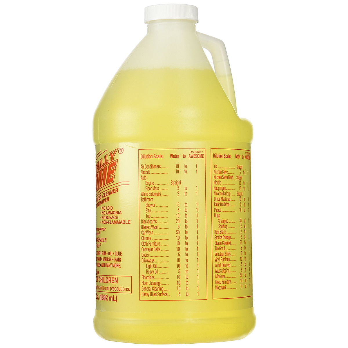 La's Totally Awesome All Purpose Cleaner, 64 oz, Mega Cleaner - Yellow…