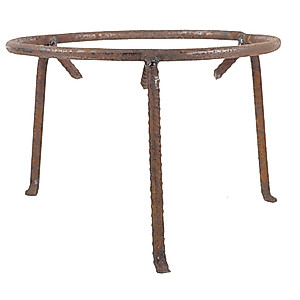 GANAZONO Small Camping Pans Tripod Open Fire Camping Tripod Cooking Stand Iron Pot Stand Tripod Grill for Campfire Camping Backyards Patios