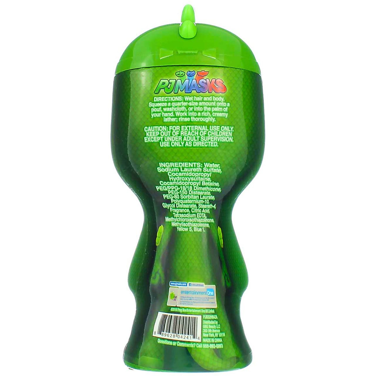 Happy Home Gifts Gekko Green Apple Body Wash Shampoo Conditioner