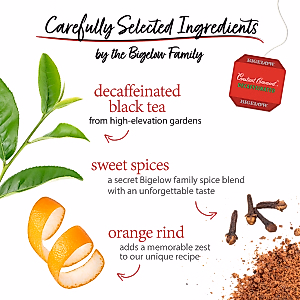 Bigelow Decaffeinated Constant Comment Black Tea, 20 Count (Pack of 6), 120 Total Tea Bags